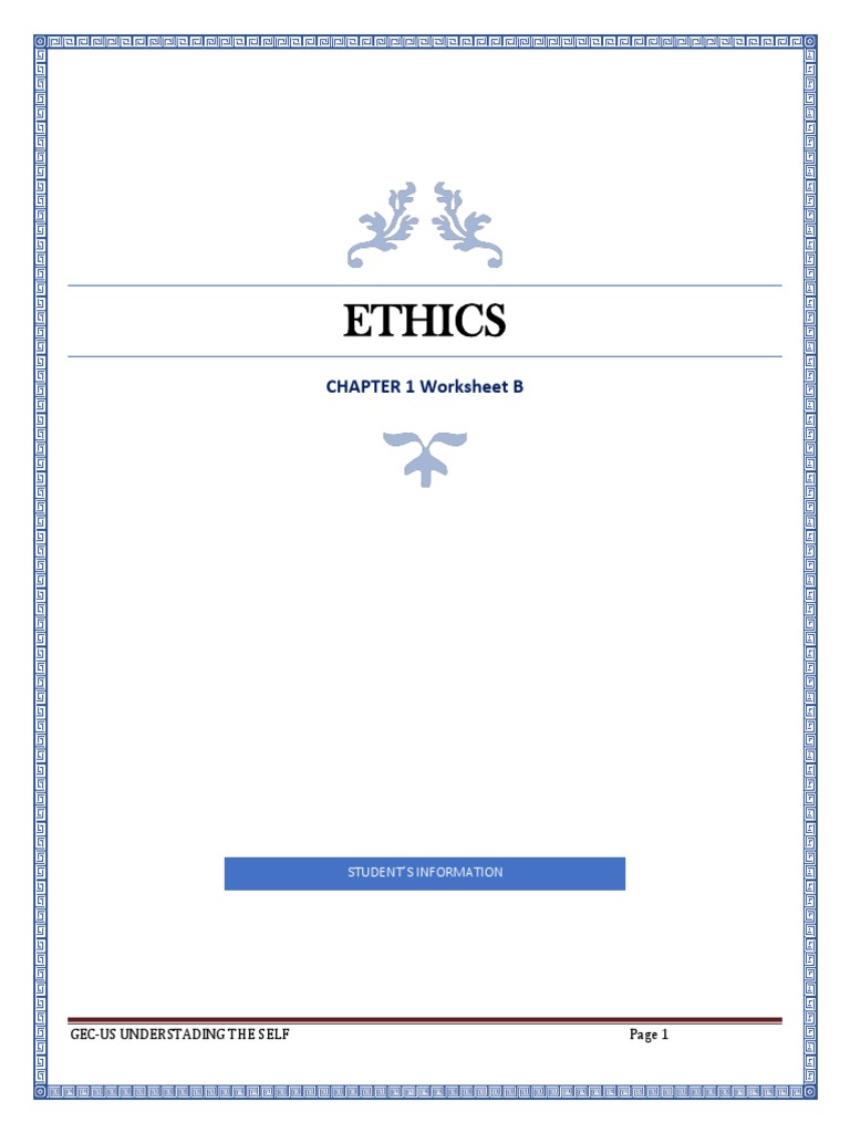 GEC-E Chapter 1 - Worksheet B PDF | PDF | Science & Mathematics