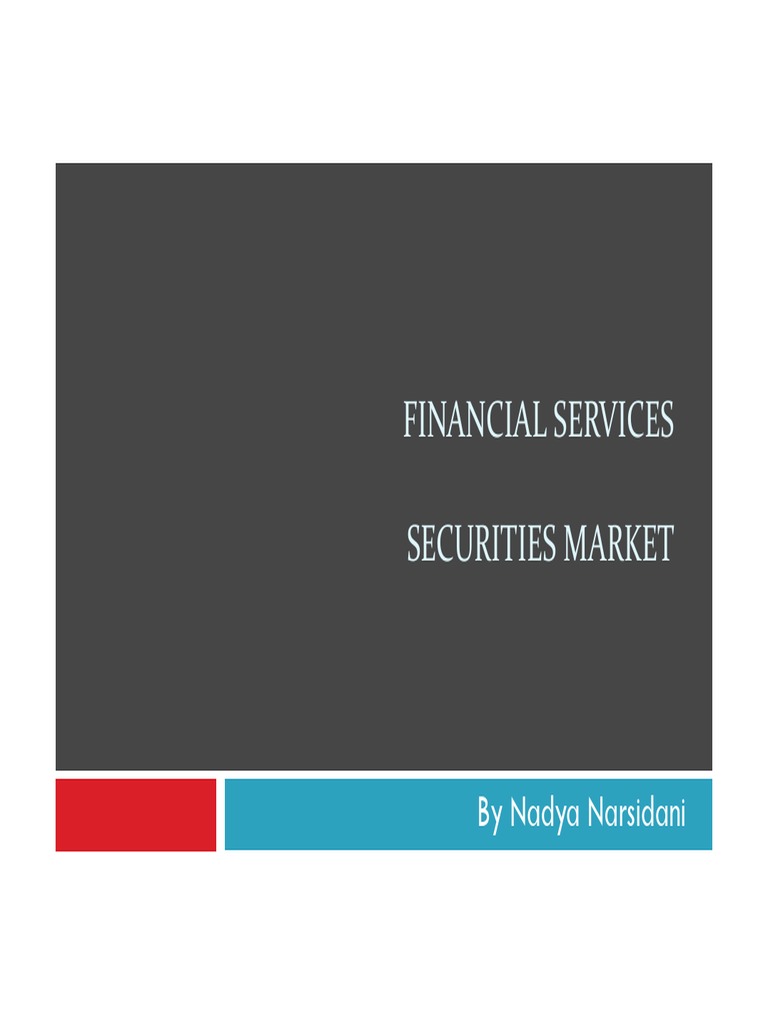 5-Notes On Securities Market-Part 2 | PDF | Securities (Finance ...