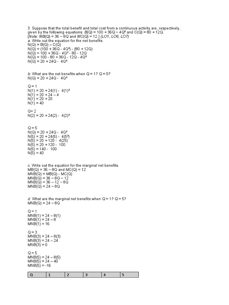HomeWork CHP 1 | PDF | Applied Mathematics | Economics