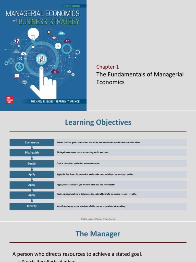 Bab 1 - The Fundamental of Managerial Economics PDF | Download Free PDF ...