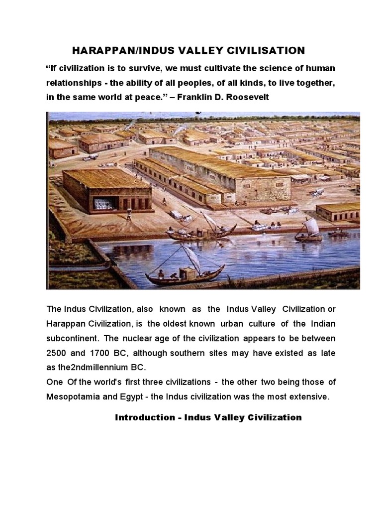 Indus Valley Civilisation | PDF