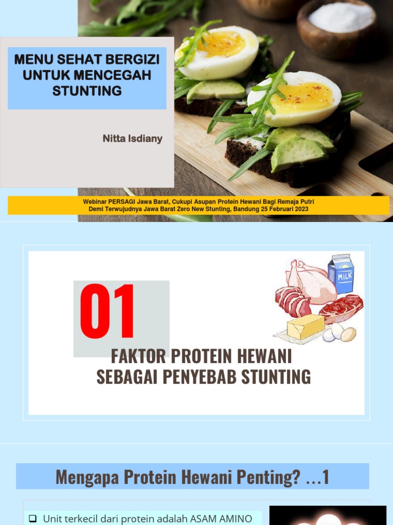 Menu Sehat Bergizi Untuk Mencegah Stunting | PDF