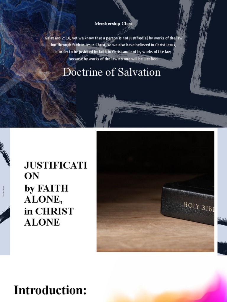 Justification and The Doctrines of Grace Autosaved | PDF ...