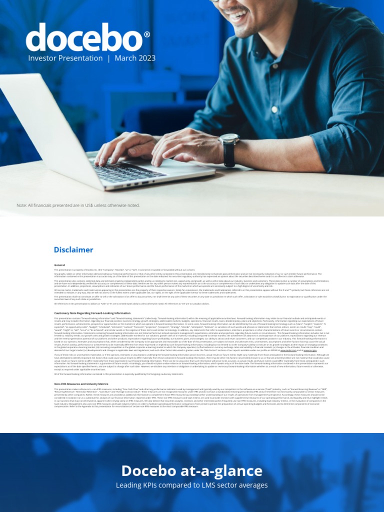 Docebo Pdf Income Subscription Business Model