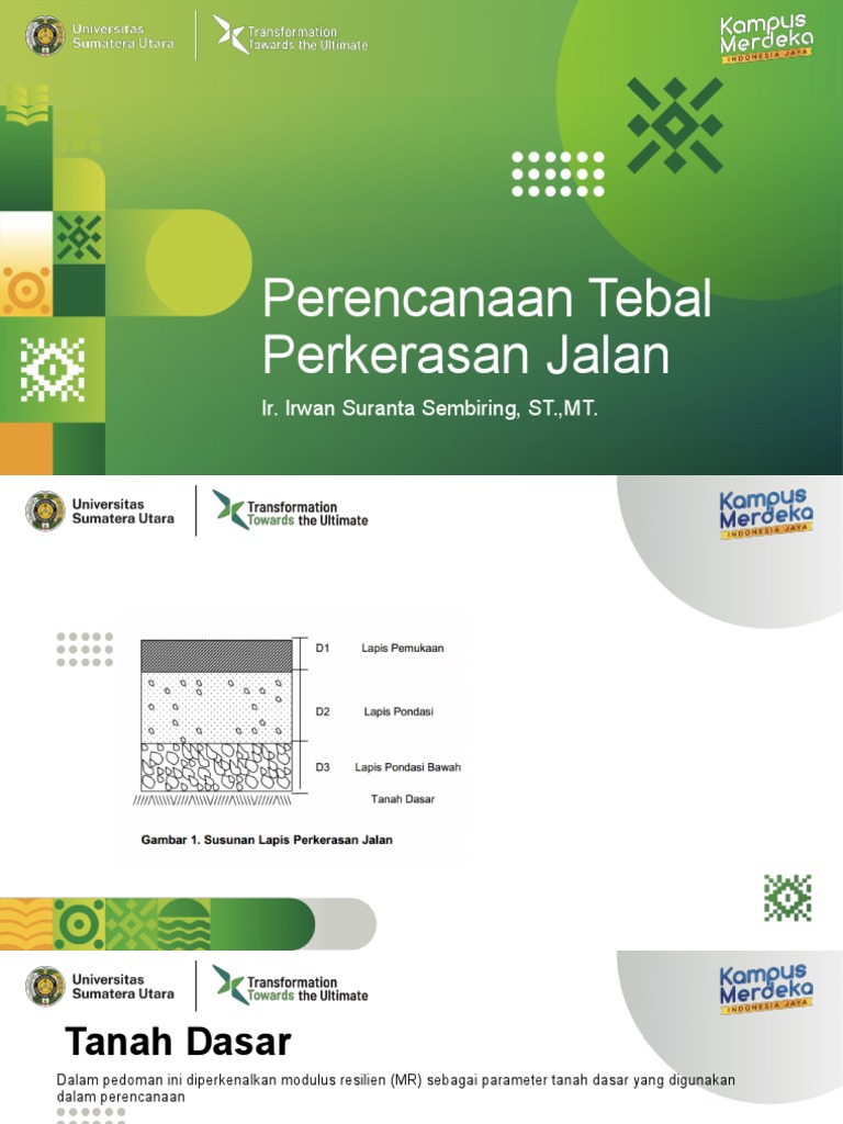 Perencanaan Tebal Perekerasan Lentur (SNI 2002) | PDF | Teknologi ...