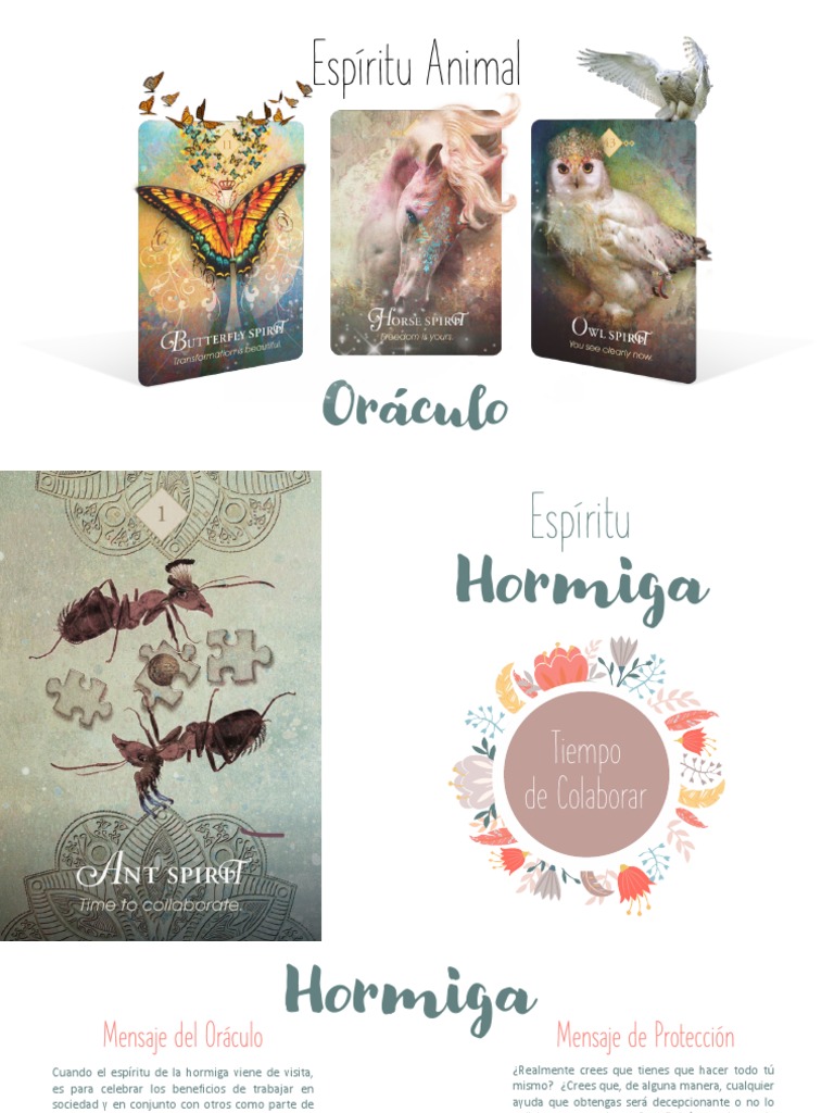 Espíritu Animal Oráculo PDF | PDF | Amor | Alma