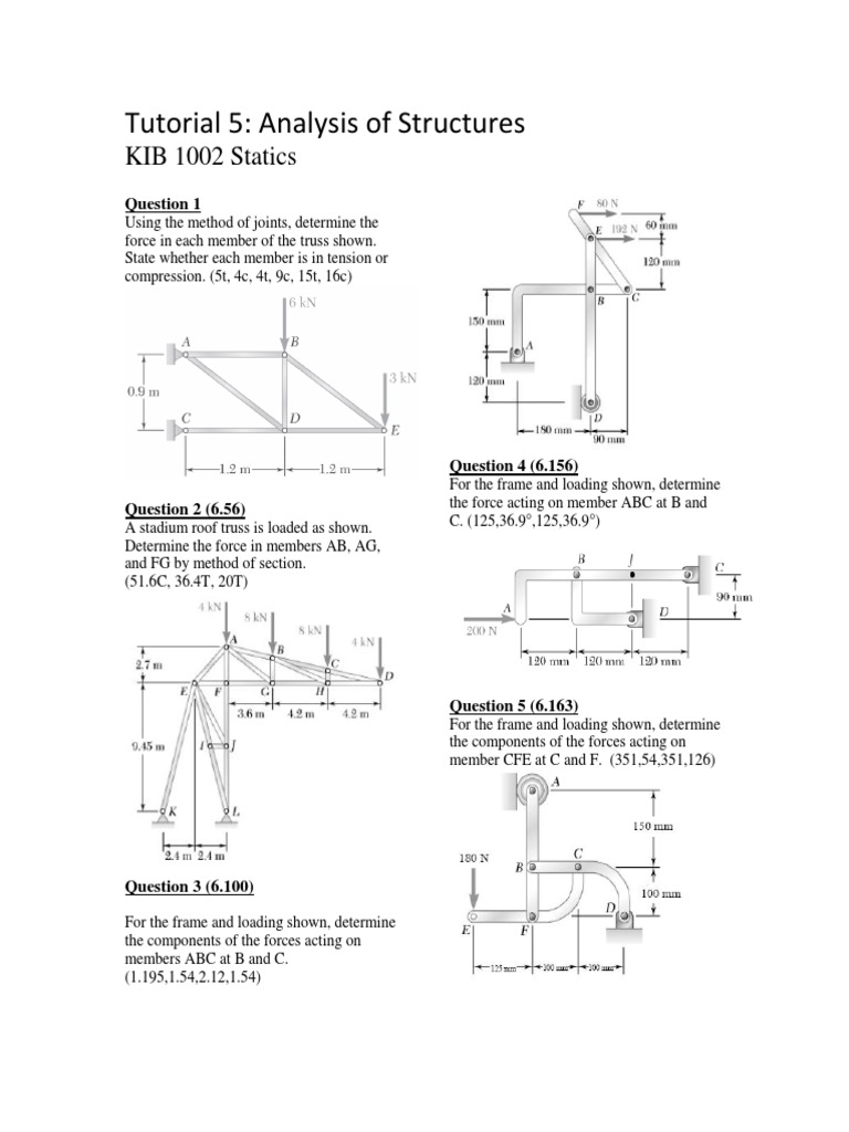 Tutorial 2 - Question | PDF