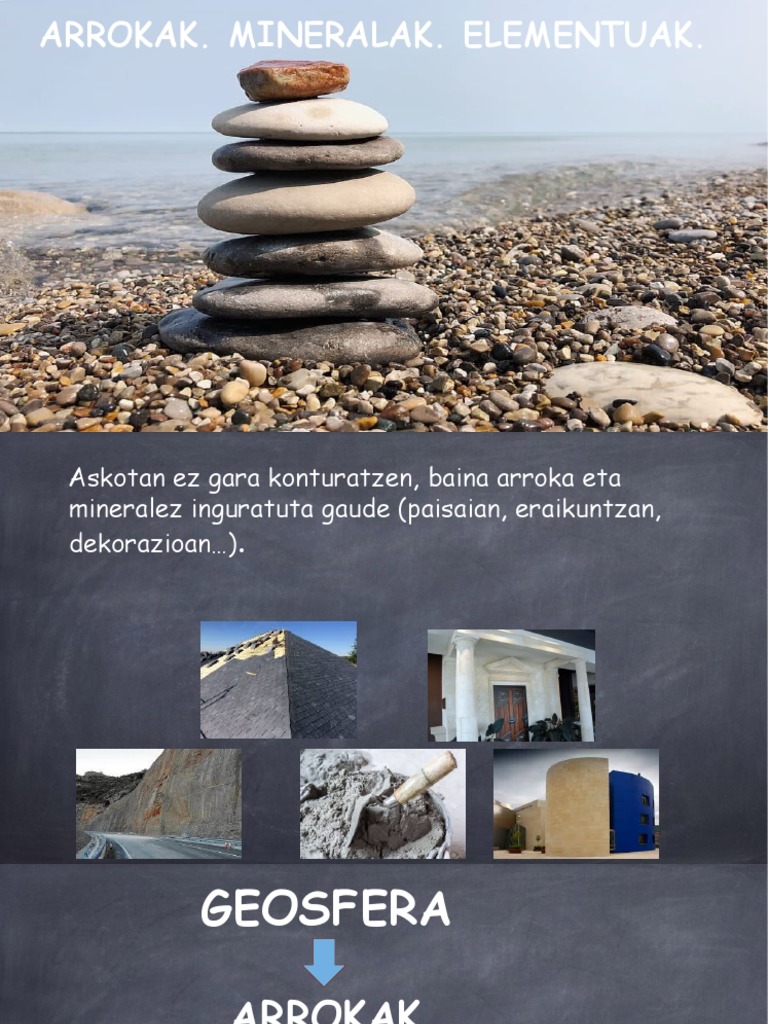 Arrokak. MIneralak. Elementuak - PPTX Fitxategiaren Kopia Fitxategiaren Kopia | PDF