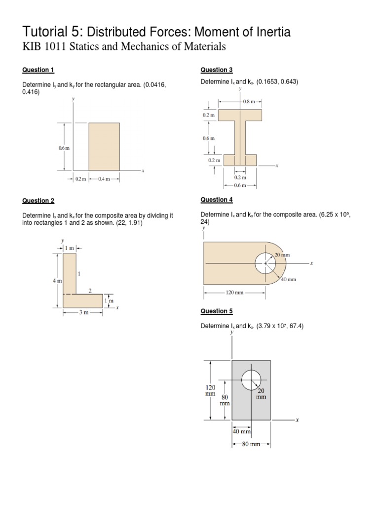 Tutorial 5 - Questions | PDF Tutorial 5 - Questions | PDF