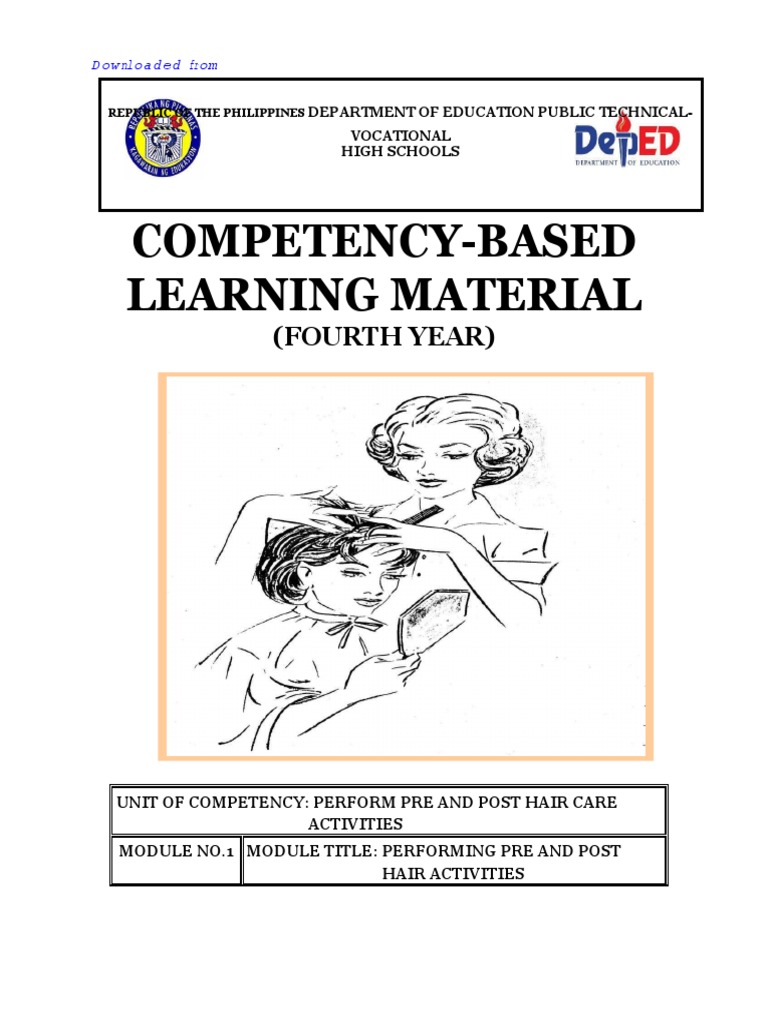 Hair Care Competency Module | PDF | Shampoo | Human Appearance