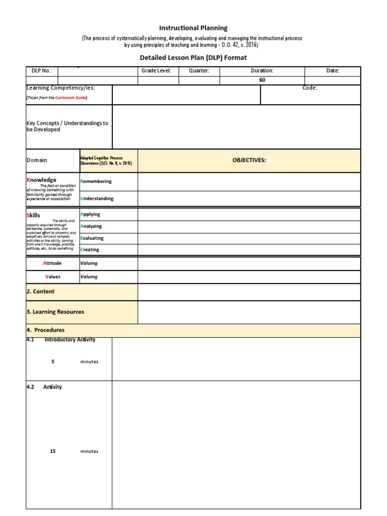 Detailed Lesson Plan | PDF | Learning | Lesson Plan