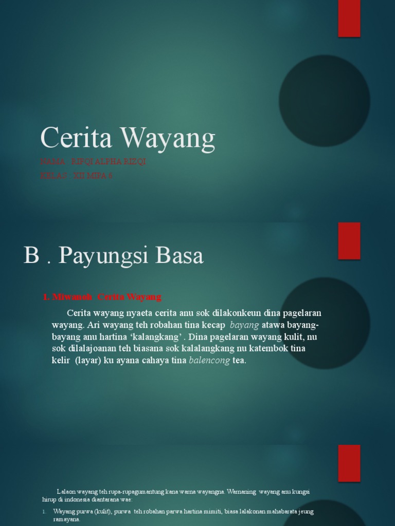 B.sunda Cerita Wayang | PDF