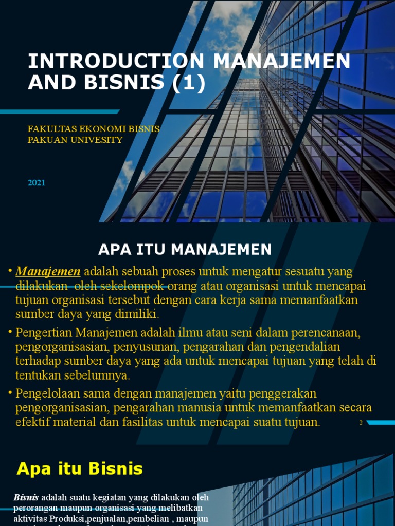 Pertemuan Ke. I Men-Bis | PDF | Bisnis | Pengembangan Diri