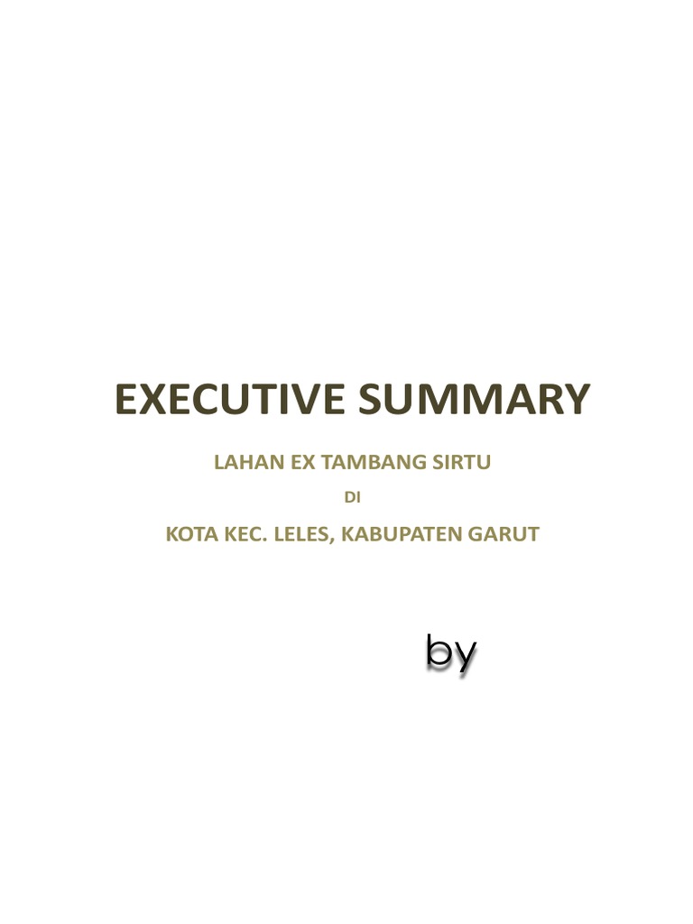Exsum Lahan Ex Tambang Sirtu Rev - 0 - 080123 | PDF