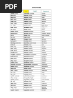 Irish Verbs: Complete Tense Guide | PDF | Linguistic Typology ...
