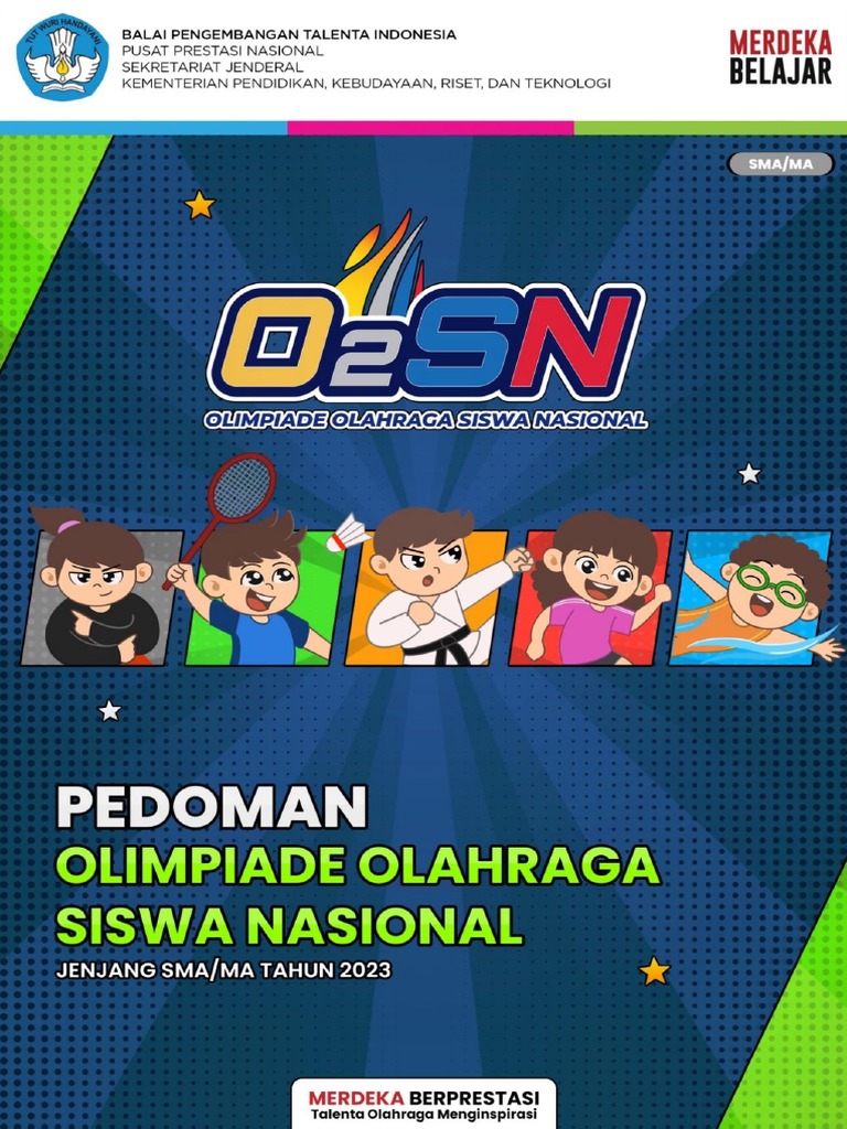 03 Pedoman O2sn Jenjang Sma Tahun 2023 PDF | PDF | Karier & Perkembangan