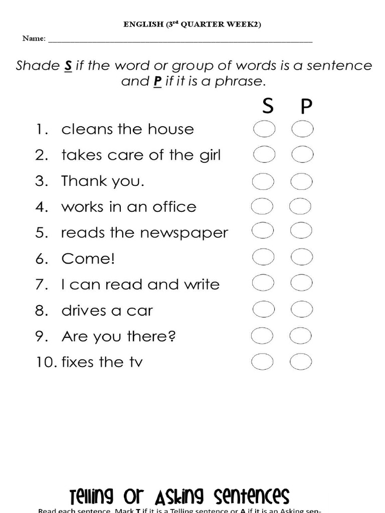 3RD Quarter Activities Week 2 | PDF