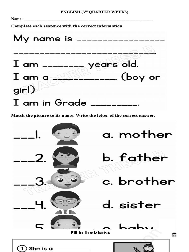 3RD Quarter Activities Week 3 | PDF