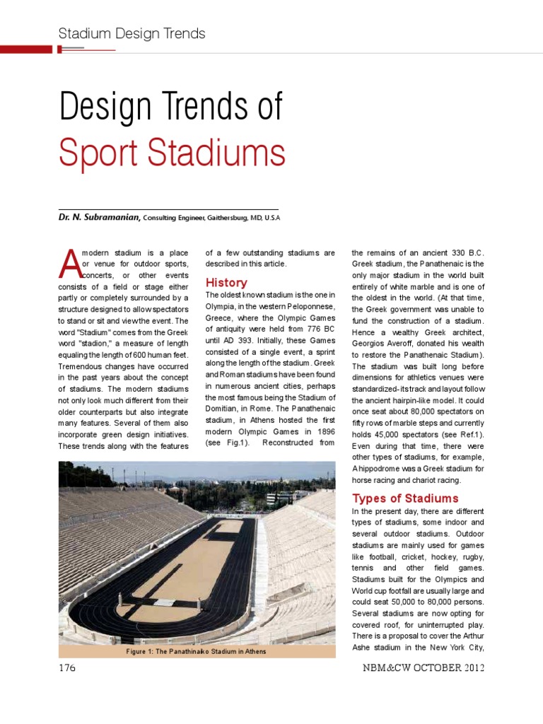 Design in Sports Stadiums | PDF | Stadium