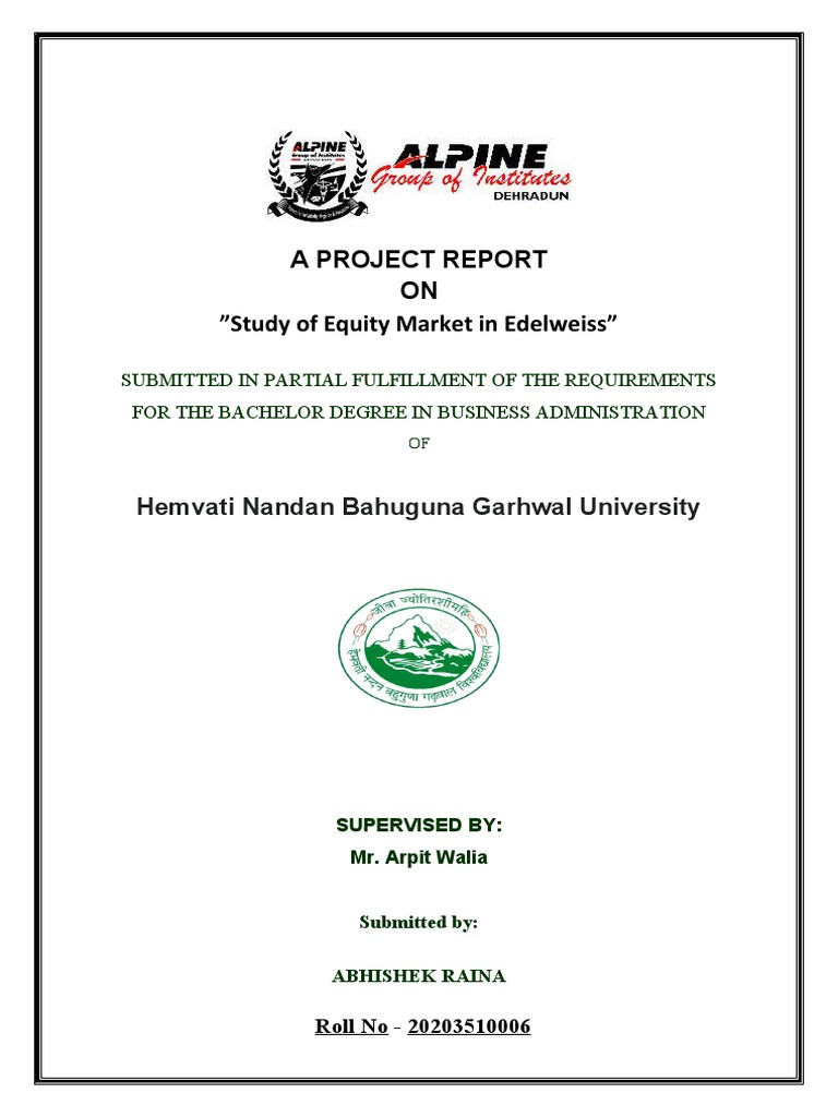 Abhishek Project Report | PDF