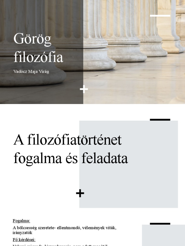 Görög Filozófia | PDF