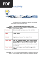 Chavacano Language and Zamboanga Culture | PDF | Clothing