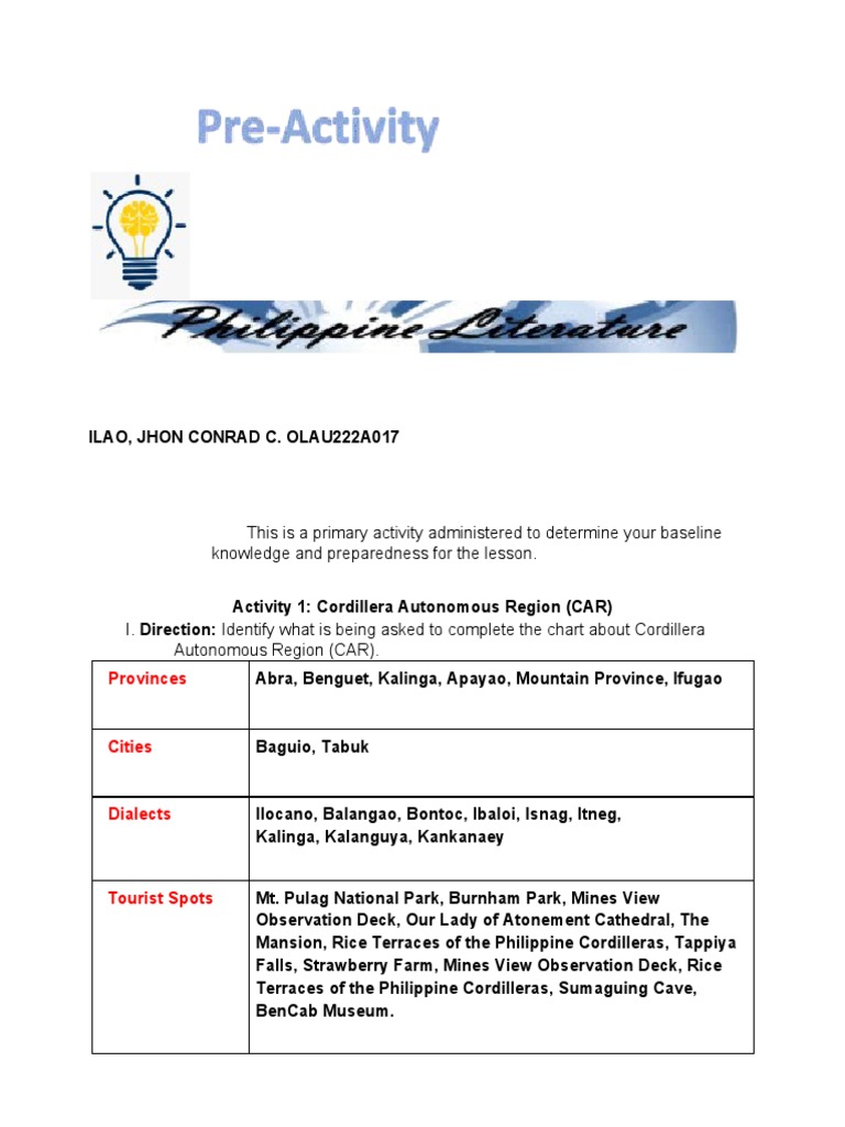 Chapter Iii - Preactivity - Literature in Car and NCR | PDF | Metro ...