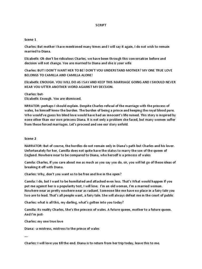 Script The Crown | PDF | Diana