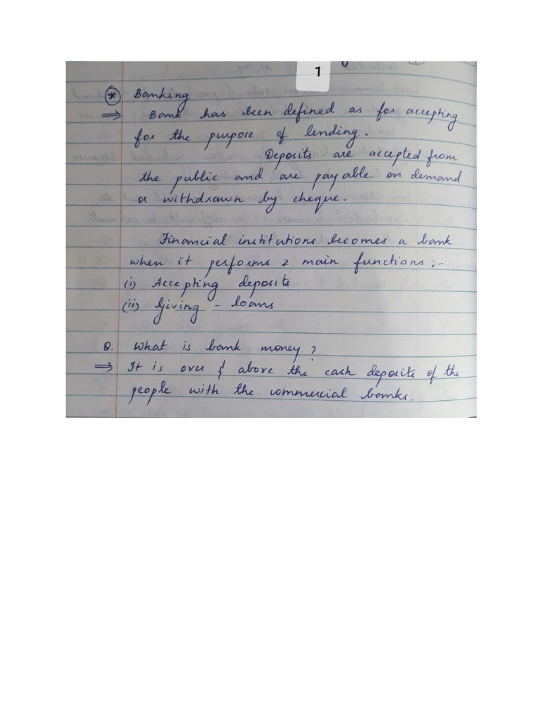 Banking Notes PDF | PDF Banking Notes PDF | PDF