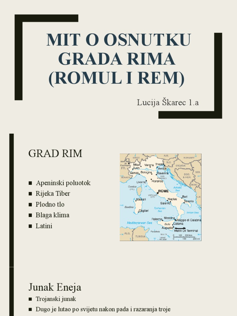 Mit o Osnutku Grada Rima | PDF
