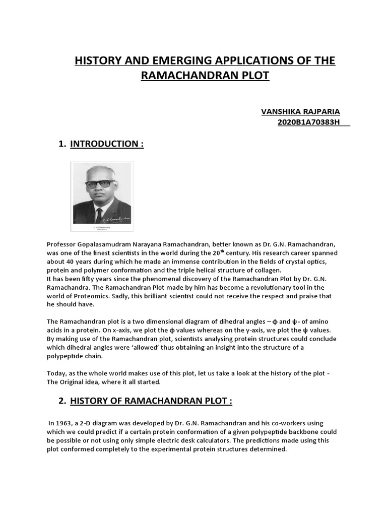 2020B1A70383H BioPhy Ass1 | PDF | Protein Structure | Proteins