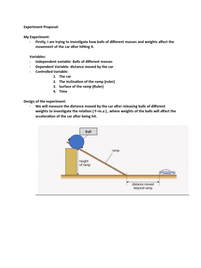 Experiment Proposal | PDF