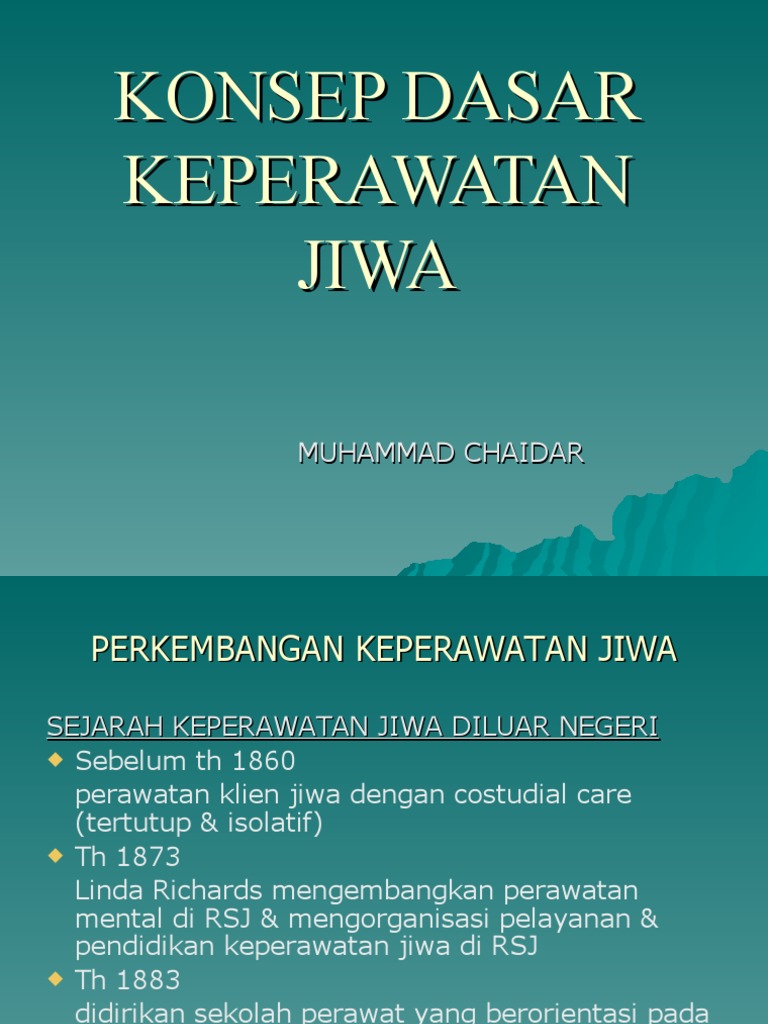 Sejarah Kep.jiwa | PDF
