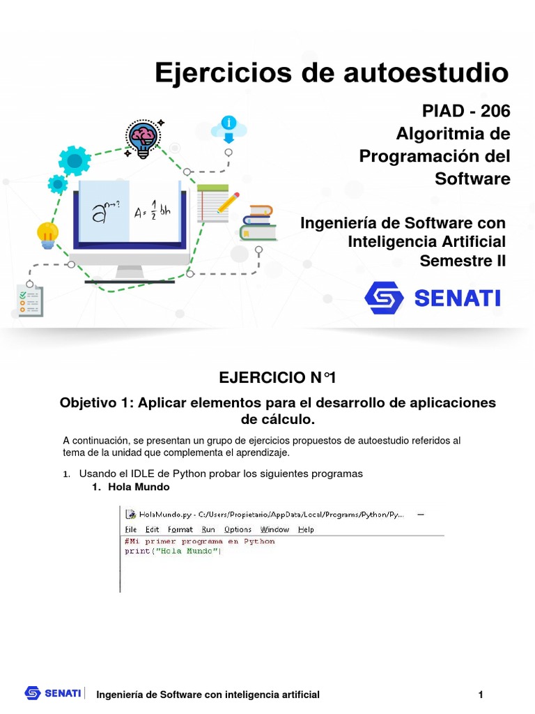 Ejercicios de Algoritmia en Python | PDF