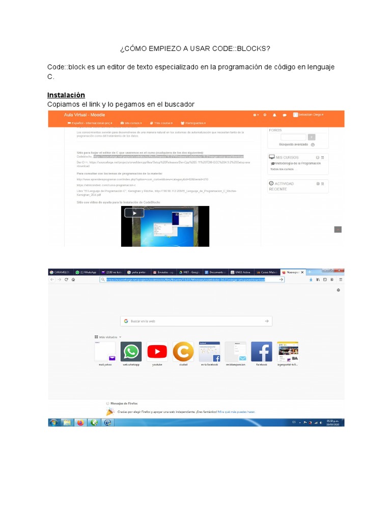 Cómo Empiezo A Usar Code - Blocks | PDF | Programa de computadora | Programación