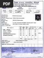 Class 12 Marksheet Template | PDF
