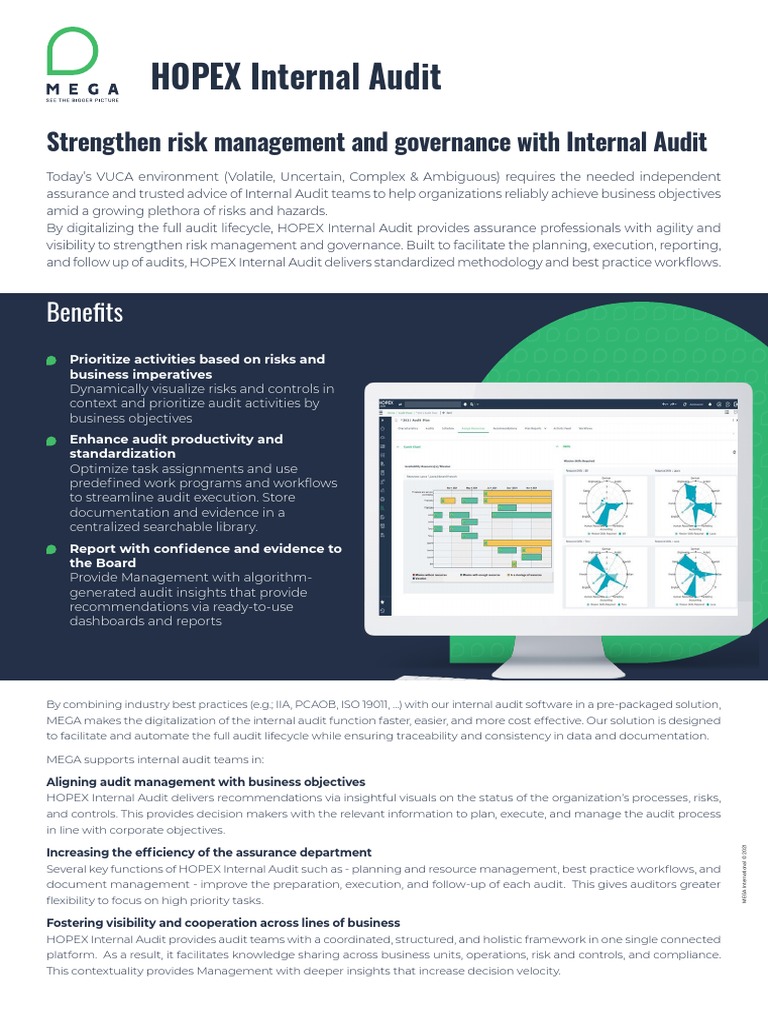 Datasheet - HOPEX Internal Audit (EN) | PDF | Internal Audit | Audit
