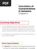 Concentration Calculations and Examples | PDF | Parts Per Notation ...