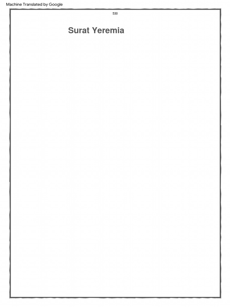 Surat yeremia (1) | PDF