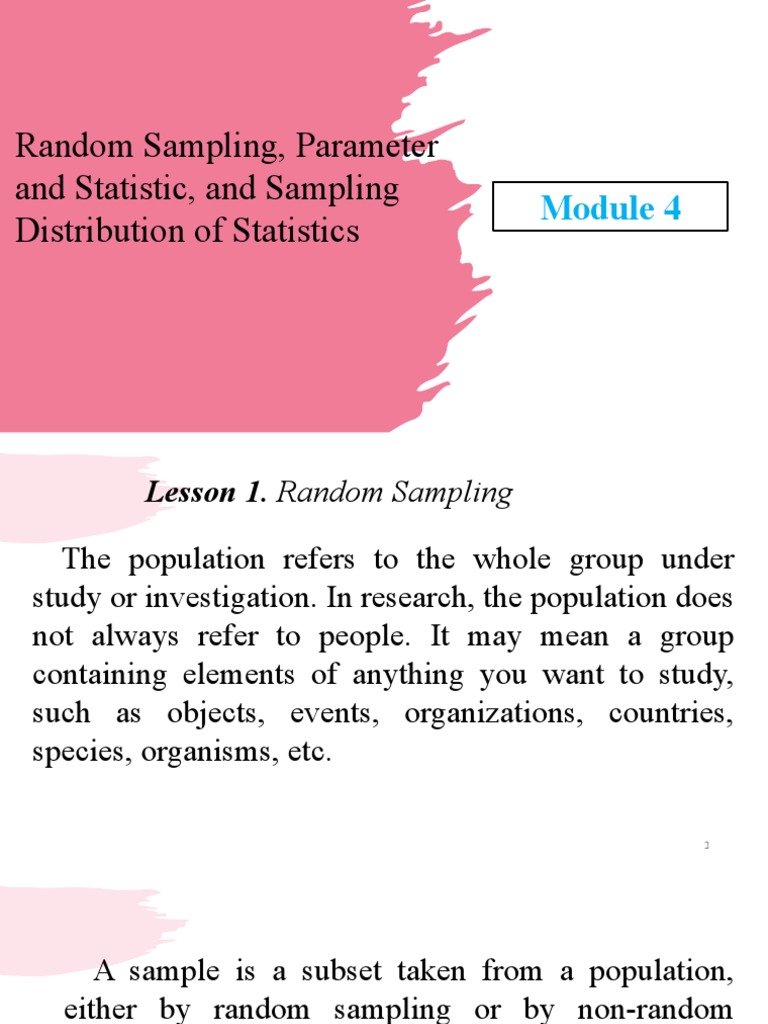 Module 4 | Download Free PDF | Sampling (Statistics) | Stratified Sampling