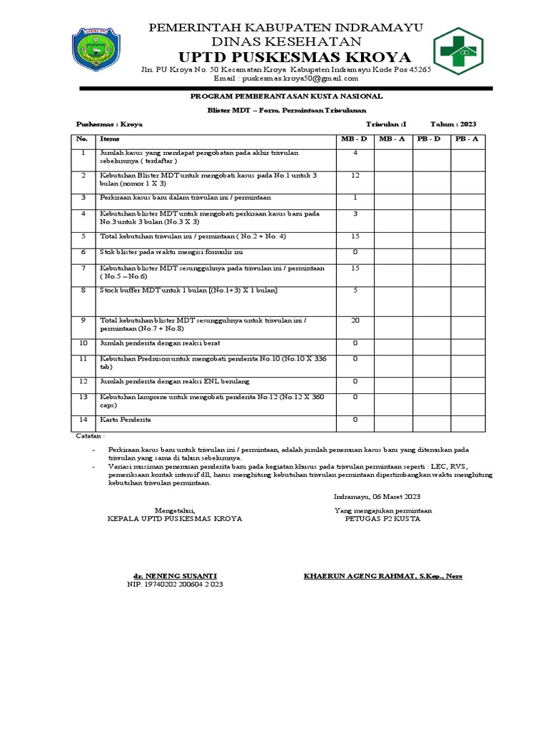AMPRAH MDT Kusta New | PDF