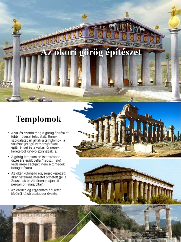 Az Ókori Görög Építészet | PDF