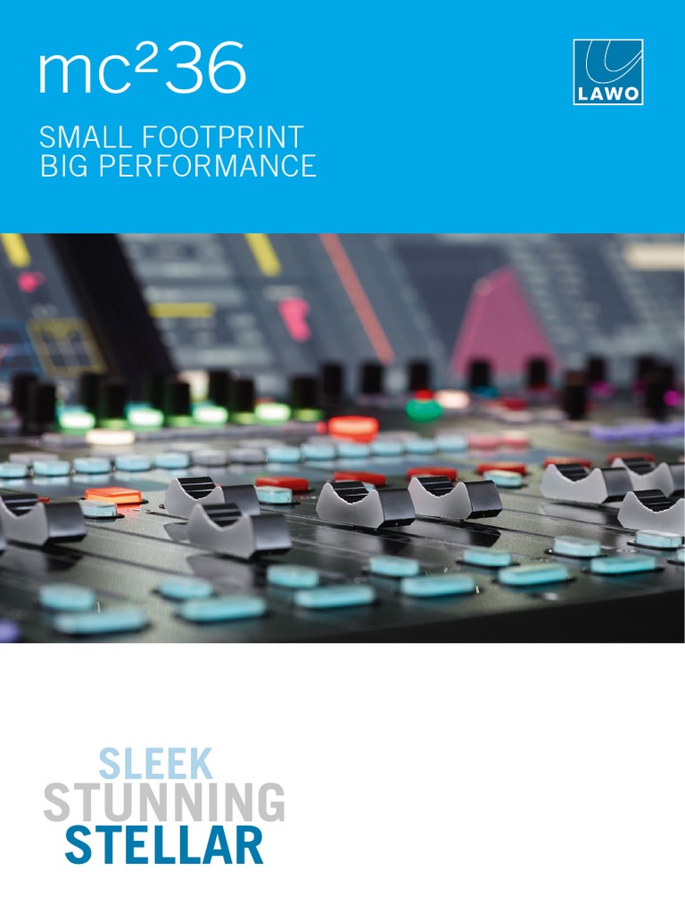 Lawo mc2 36 EN | PDF | Equalization (Audio) | Touchscreen