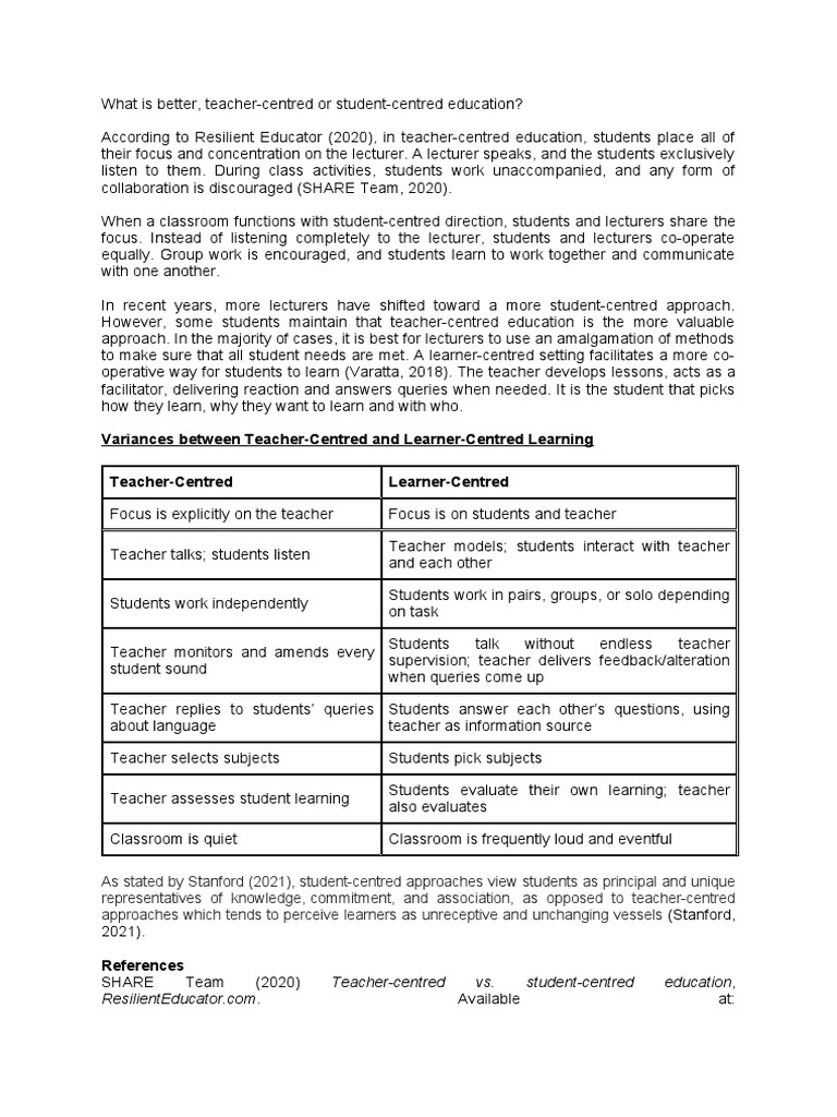 What Is Better | PDF | Teachers | Cognitive Psychology