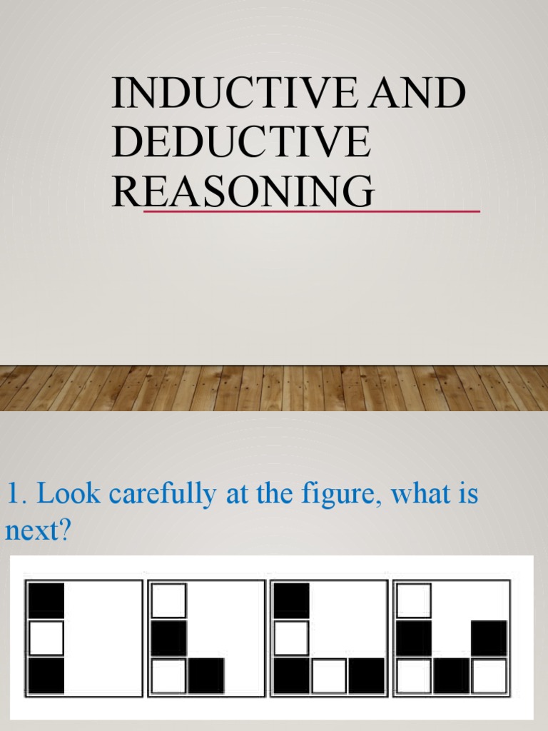 Inductive and Deductive Reasoning | PDF