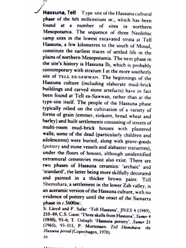 Hassuna | PDF | Archaeology