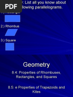 Solving Kite Geometry Problems | PDF | Classical Geometry | Euclid