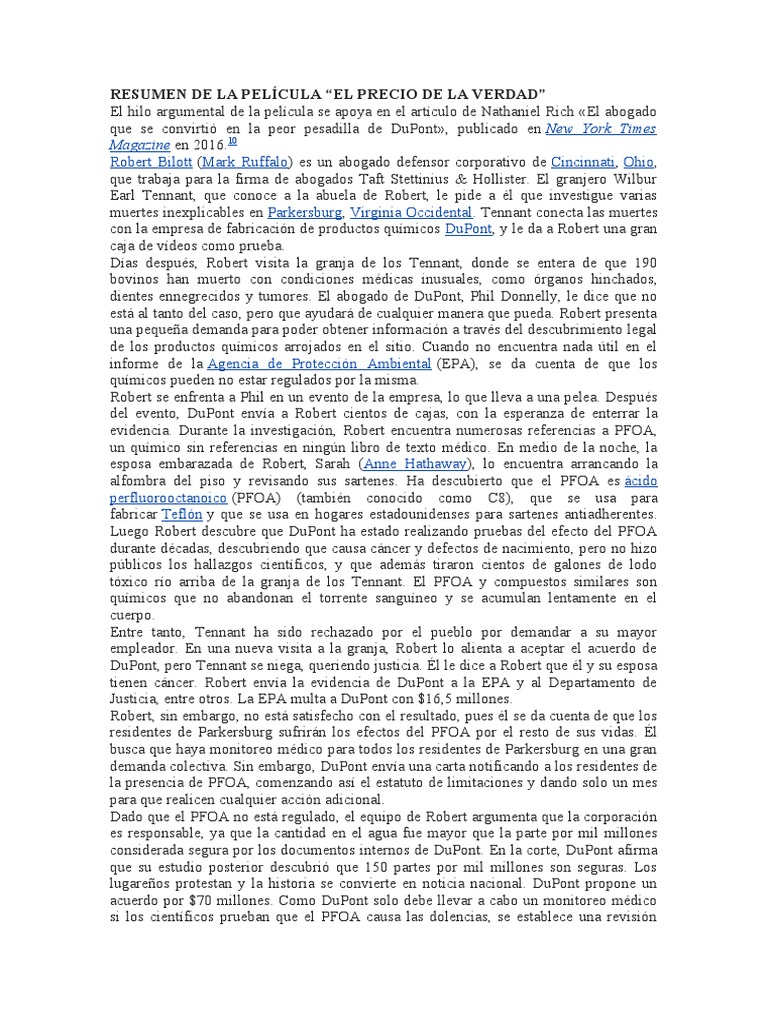 Resumen de La Película | PDF | Enron