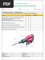 Hand Tools Inspection Checklist Template | PDF