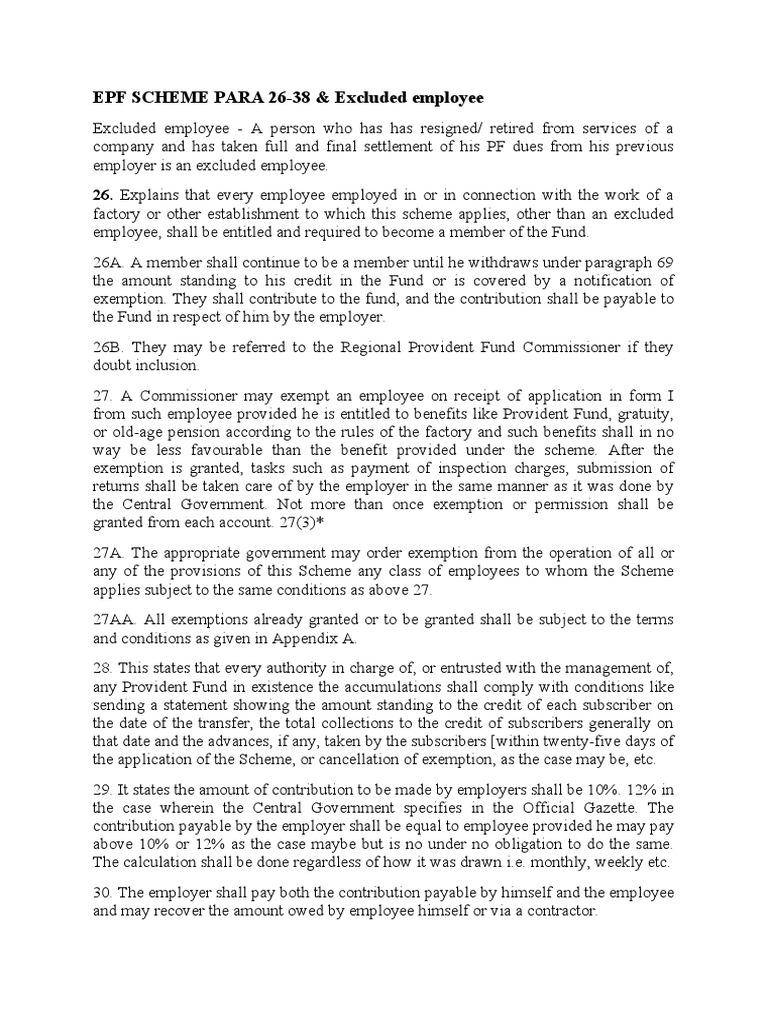 Epf Scheme Pdf